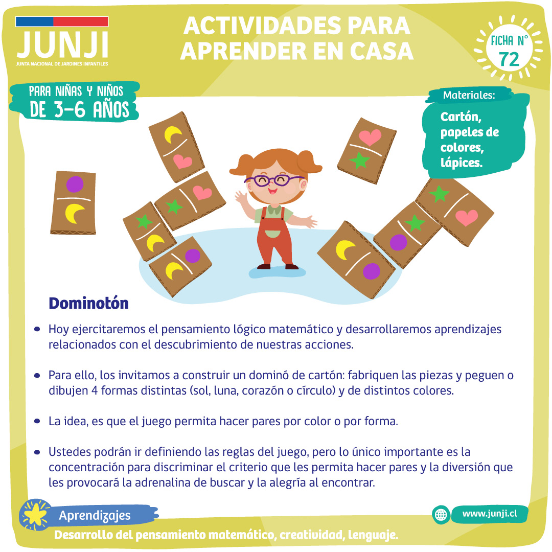 Nuevas fichas: Actividades pedagógicas para realizar en casa 3 a 6 años ...